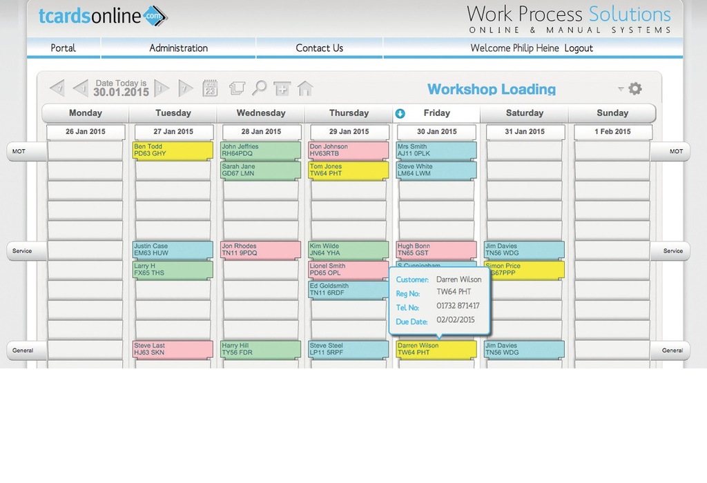IPE - T CARDS ONLINE, THE WEB BASED T CARDS SYSTEM